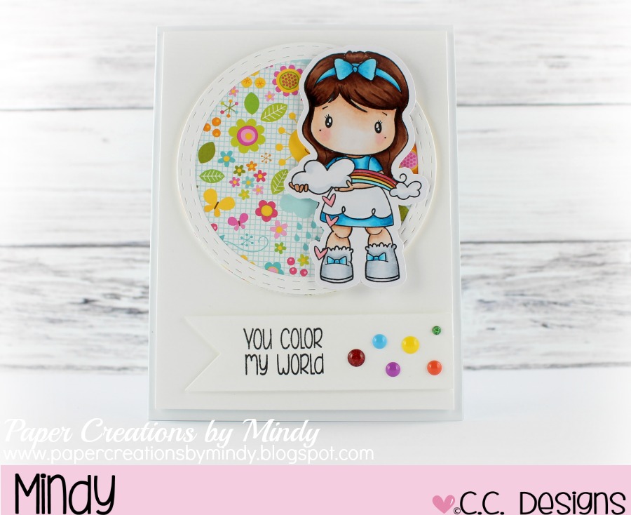 Rainbow Lucy Clean and Simple C.C.Designs