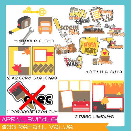 April Cut Club Watercolor Card – Mindy Eggen Design