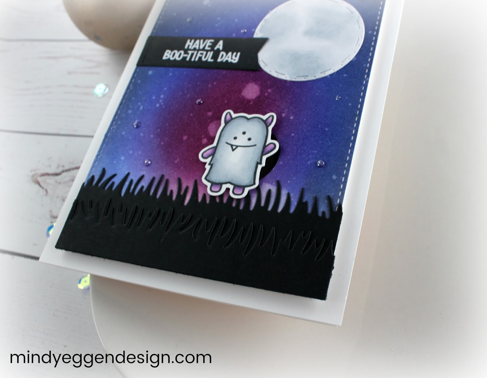 Lawn Fawn Monster Mash Interactive Card – Mindy Eggen Design